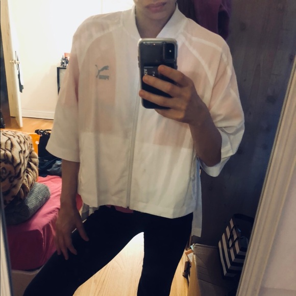 Puma | Jackets & Coats | Puma Pure White Track Jacket | Poshmark